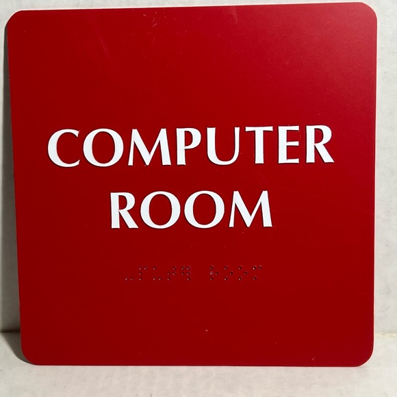 Computers, Laptops & Parts | 6 X6 Computer Room Sign Ada Compliant 2 ...